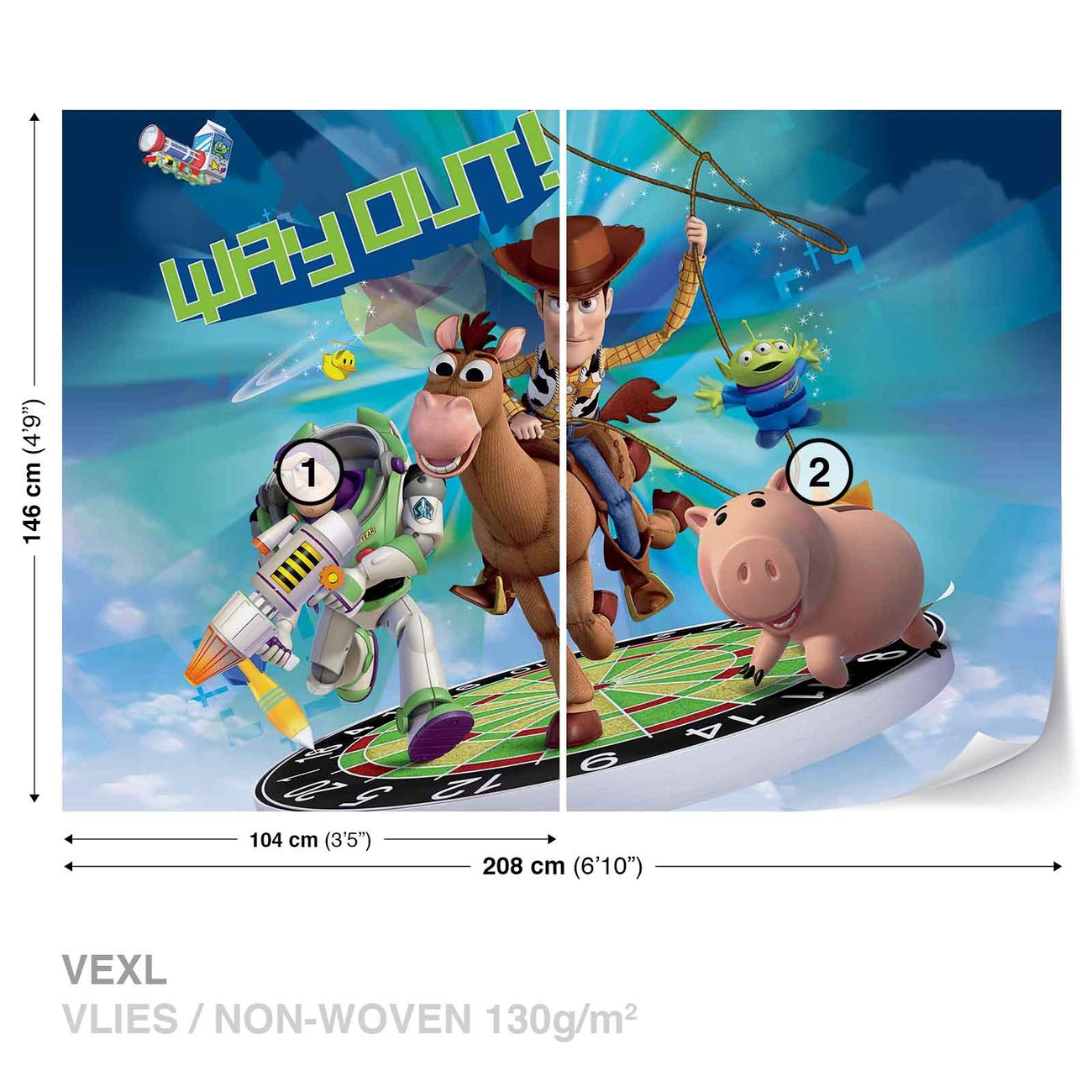 Toy Story Disney Wall Paper Mural | Buy at EuroPosters