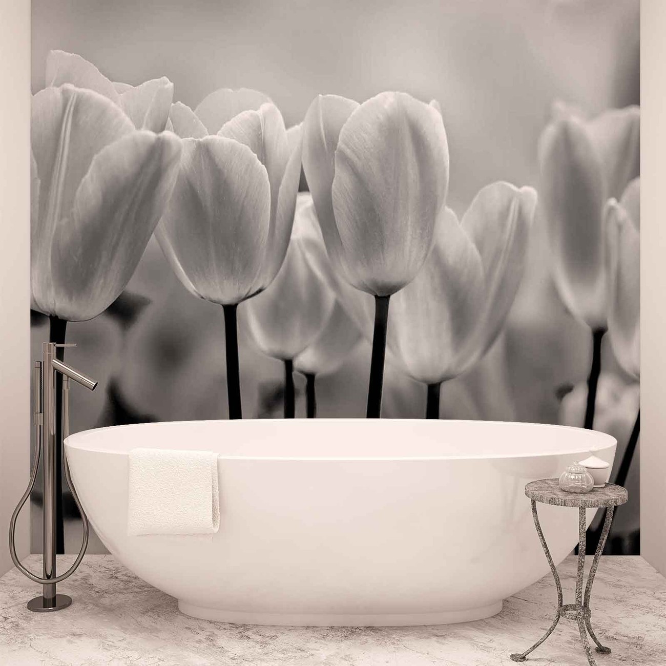 Tulip Flowers Wall Paper Mural | Buy at EuroPosters