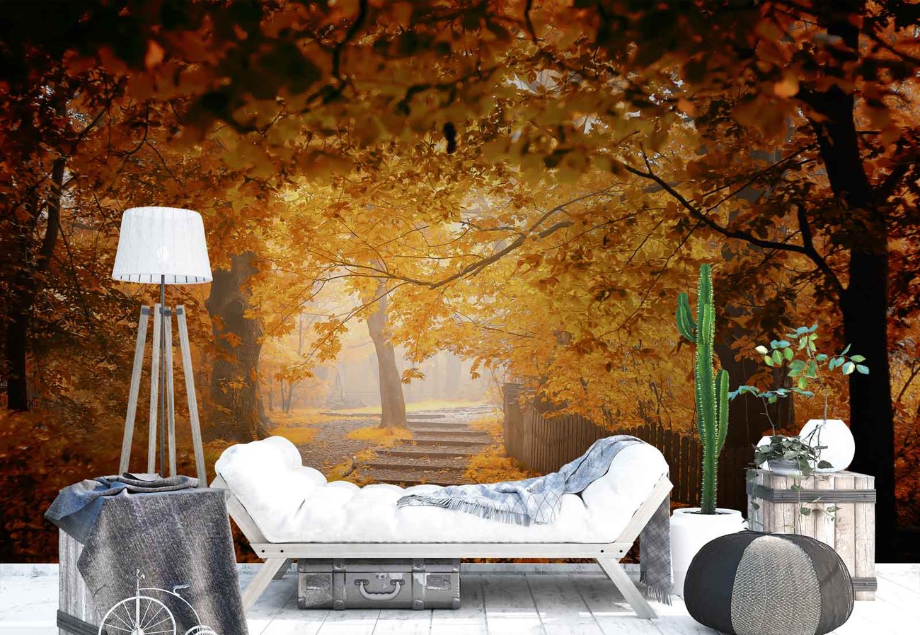 Turn To Fall Wall Paper Mural | Buy at EuroPosters