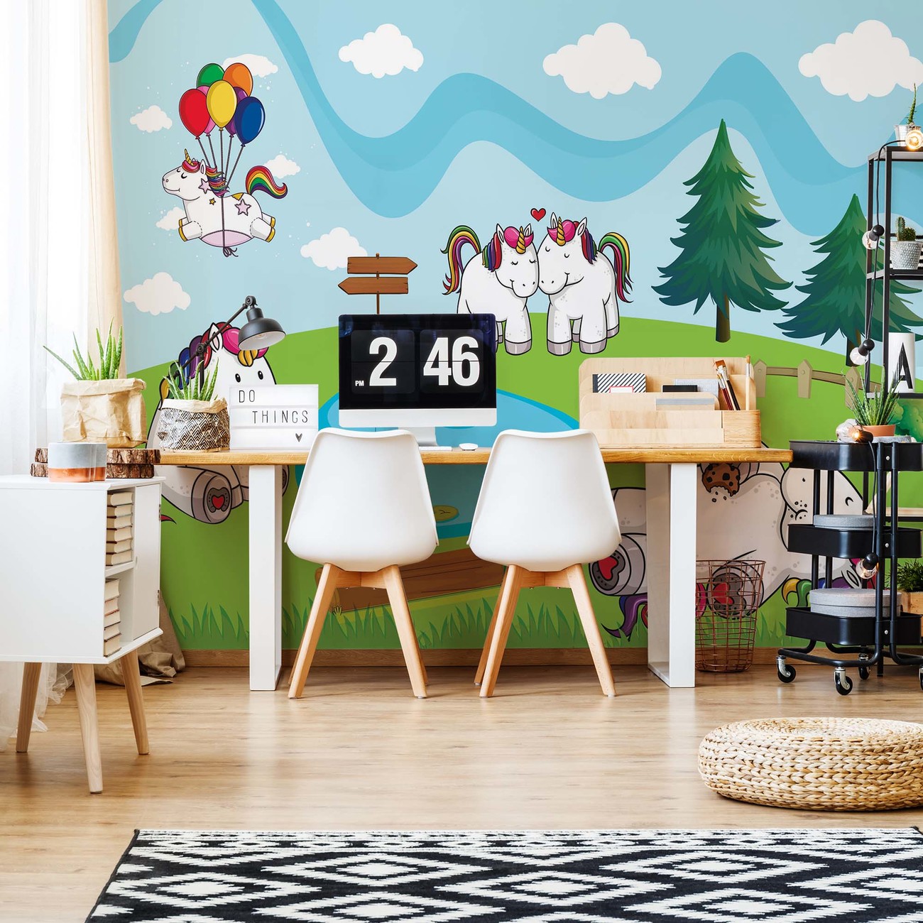 Unicorns Wall Paper Mural | Buy at EuroPosters