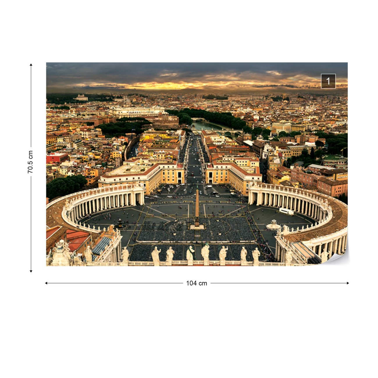 Vatican Wall Paper Mural | Buy at EuroPosters