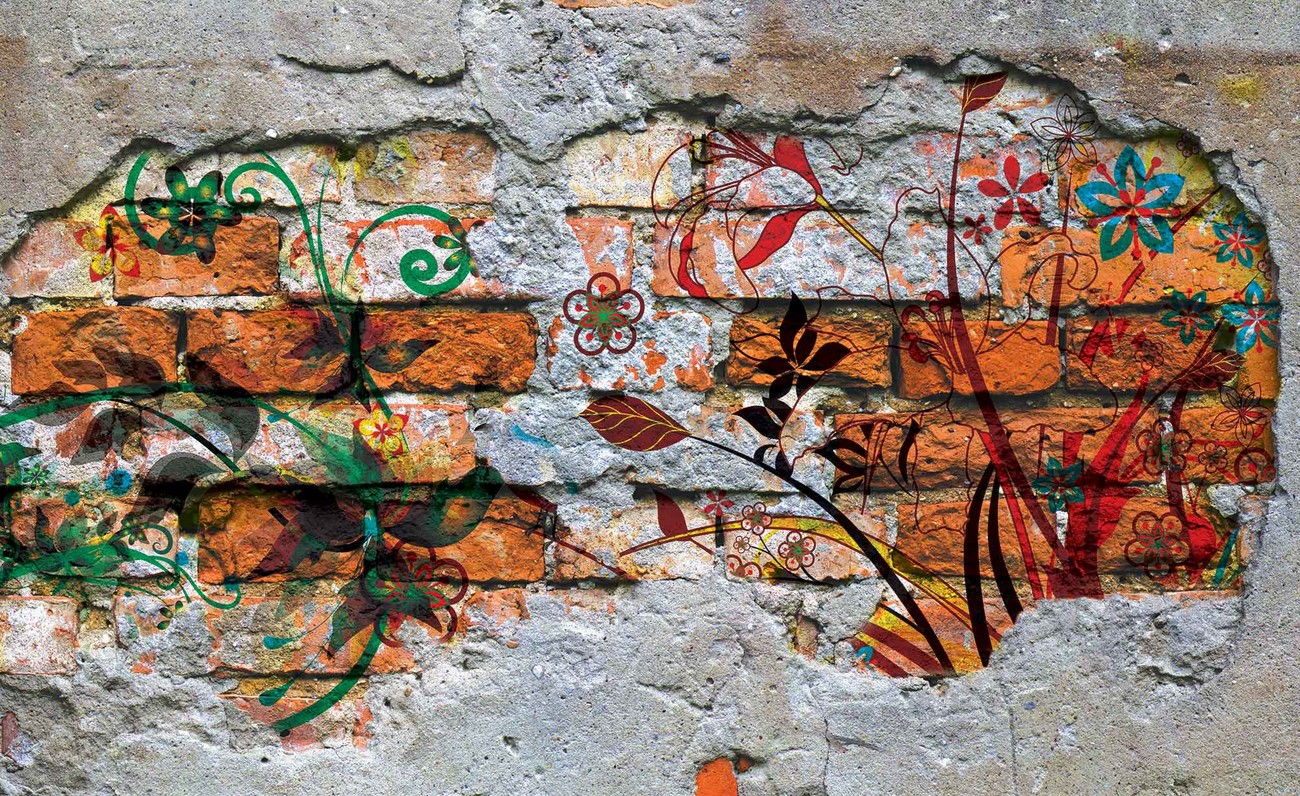 Wall Graffiti Street Art Wall Paper Mural | Buy at EuroPosters