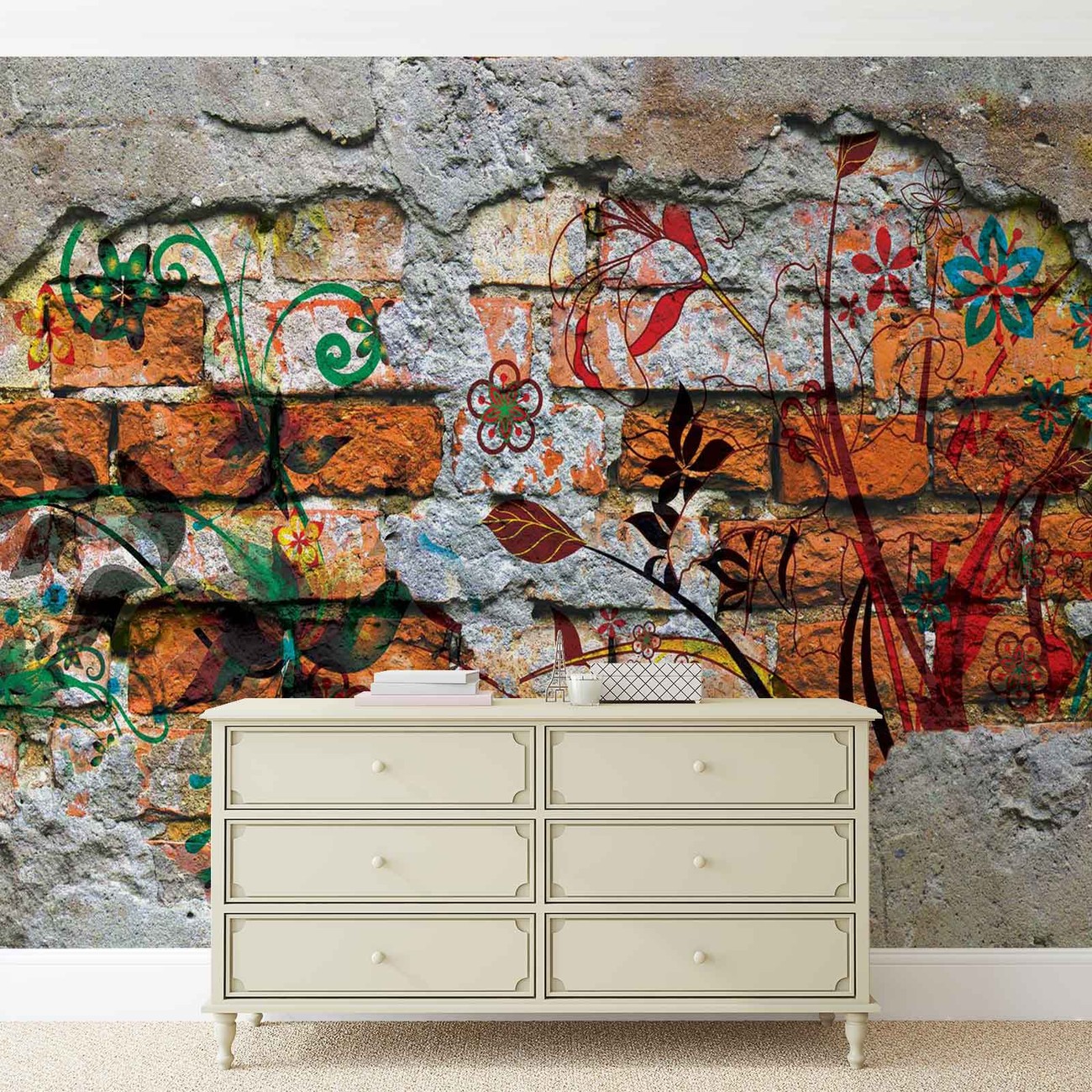 Wall Graffiti Street Art Wall Paper Mural | Buy at EuroPosters