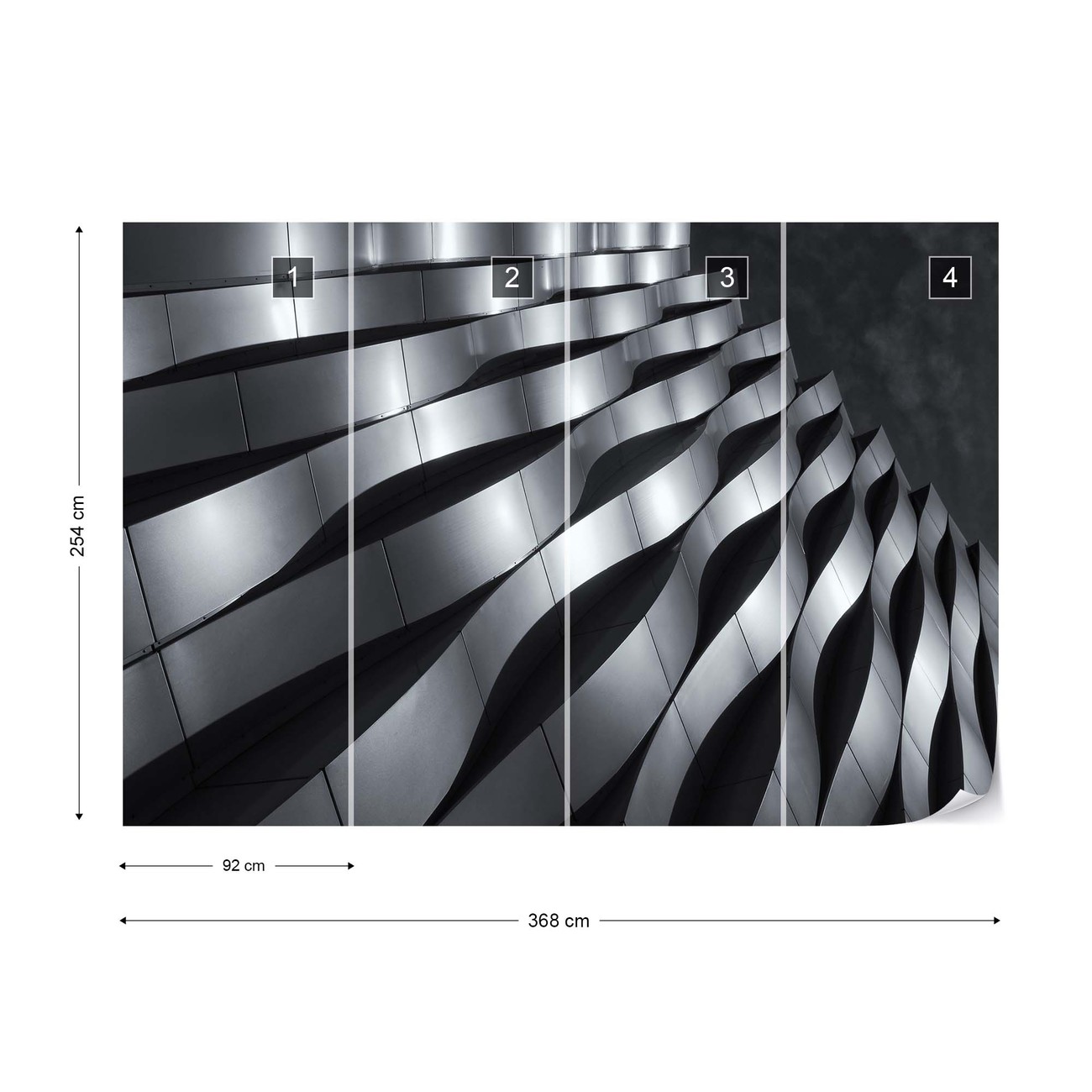Waving Wall Paper Mural | Buy at EuroPosters