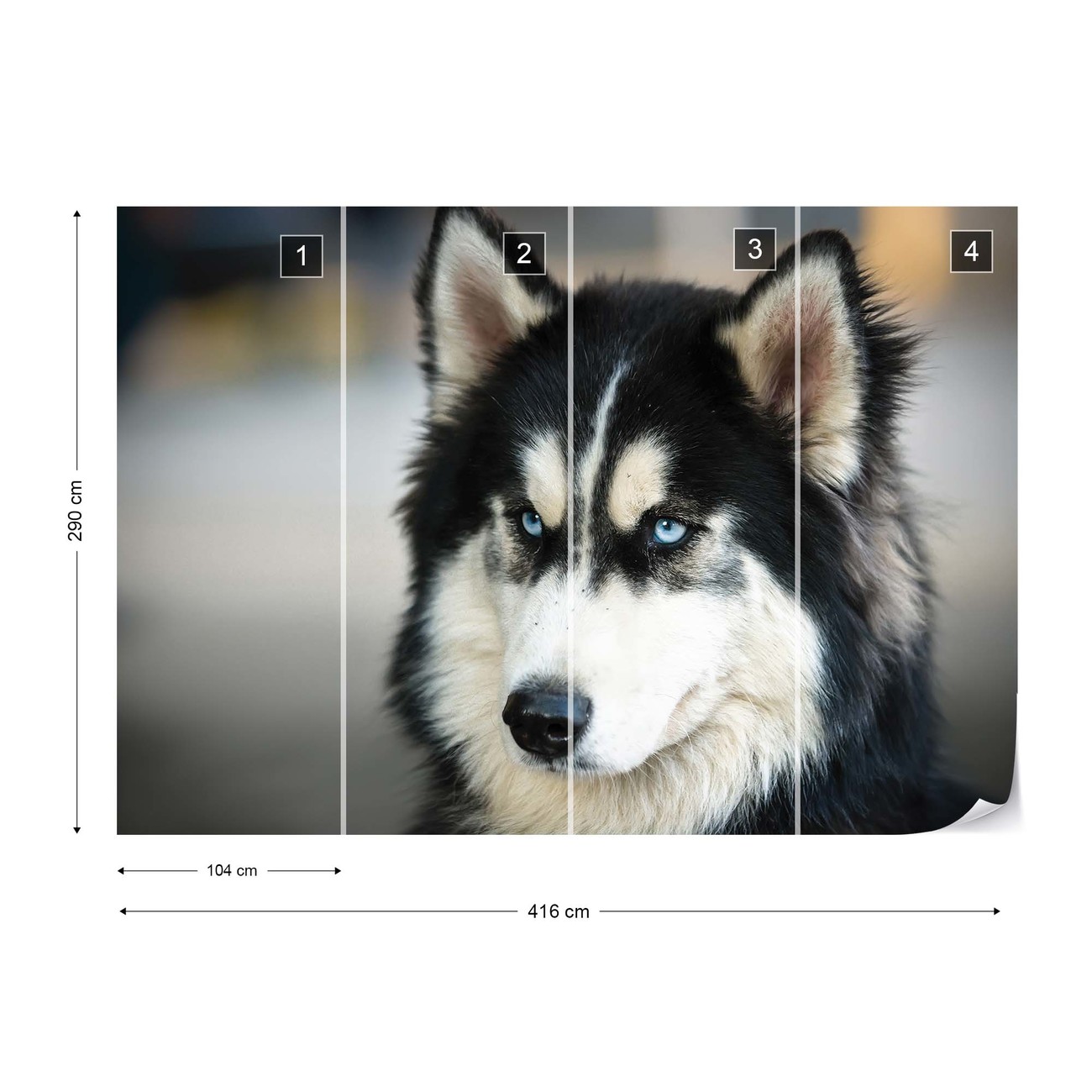 Wolf Wall Paper Mural | Buy at EuroPosters