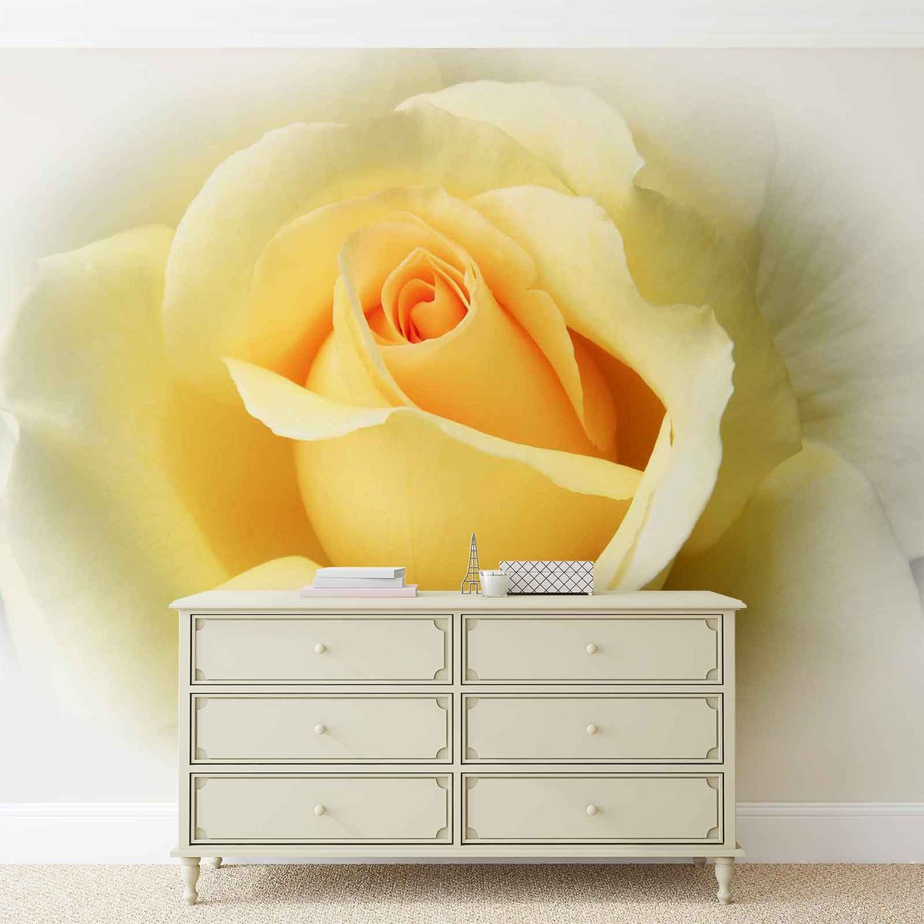 Yellow Rose Wall Paper Mural | Buy at EuroPosters