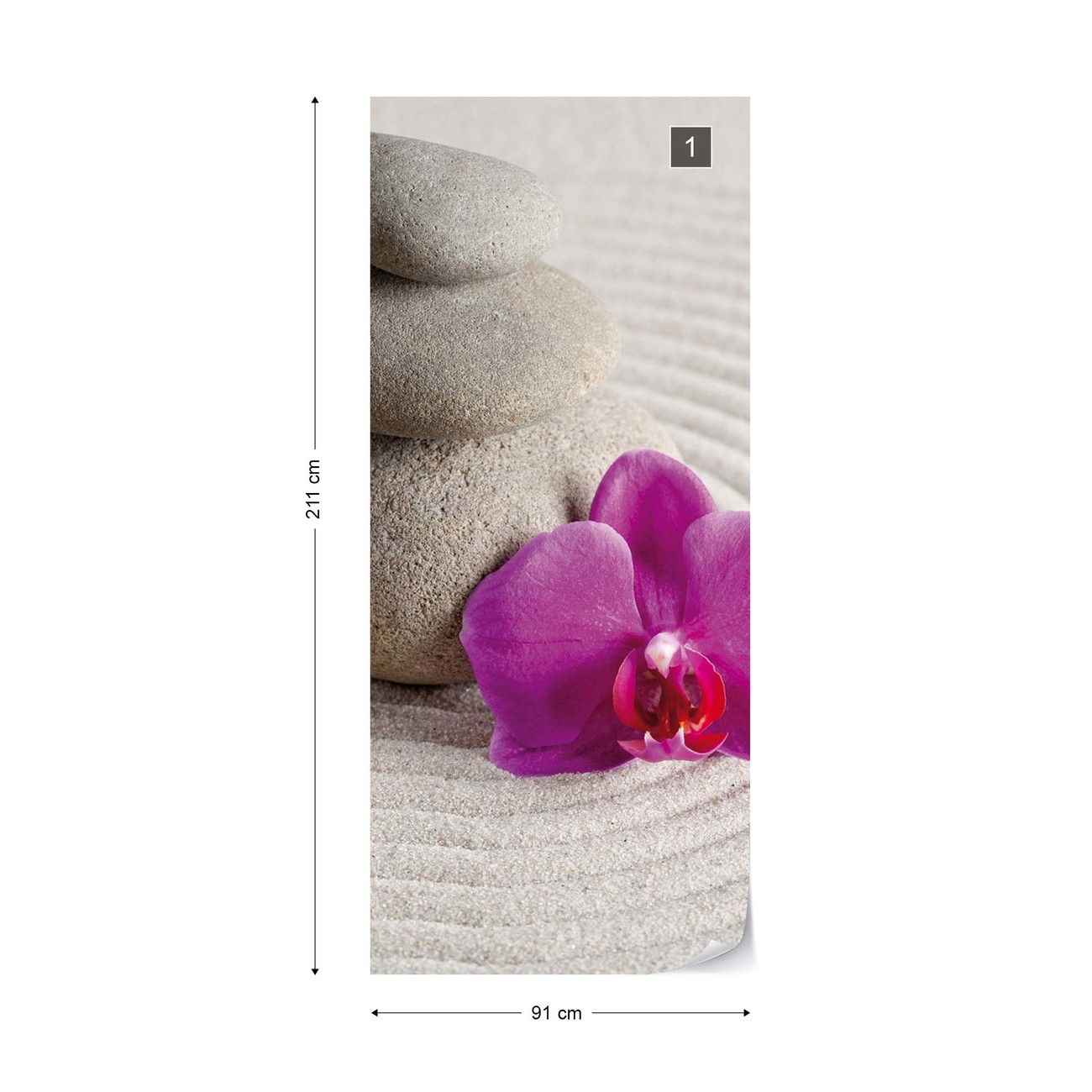 Zen Garden Flower Wall Paper Mural | Buy at EuroPosters