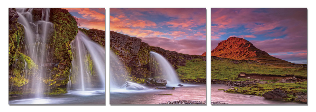 Waterfalls Mounted Art Print | Buy at EuroPosters