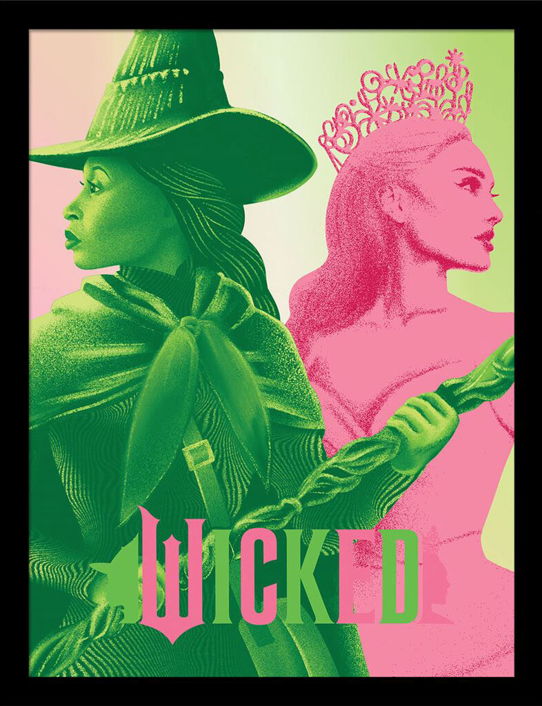 Wicked - Elphaba & Glinda Framed poster | Buy at Europosters