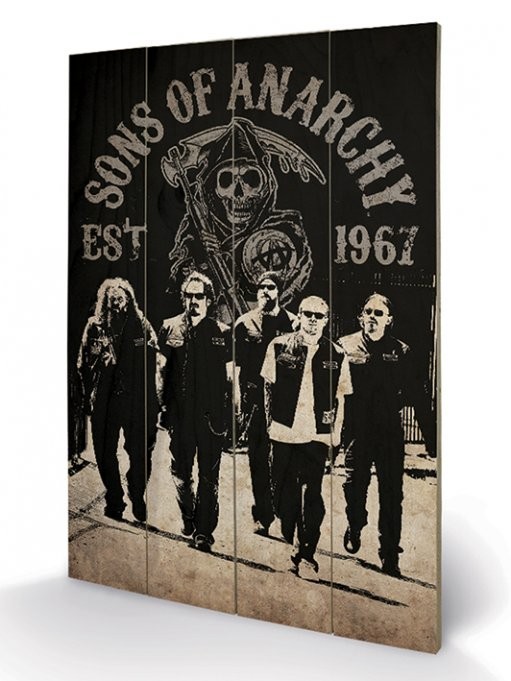 Sons of Anarchy - Reaper Crew Wooden Art | Sold at EuroPosters