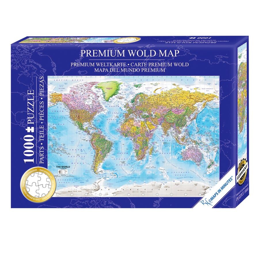 Jigsaw puzzle World Map | Tips for original gifts | Europosters