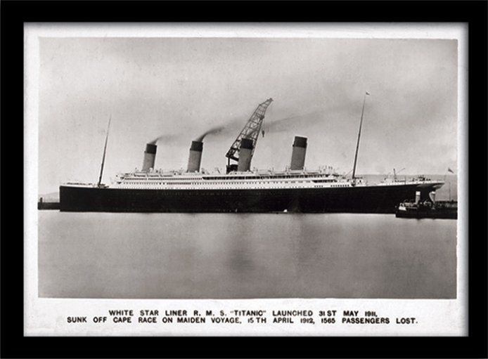 Original Titanic Poster 1912