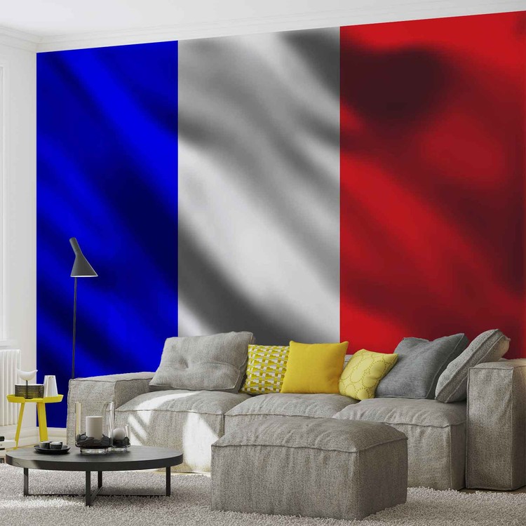 French Flag France Wall Paper Mural | Buy at EuroPosters