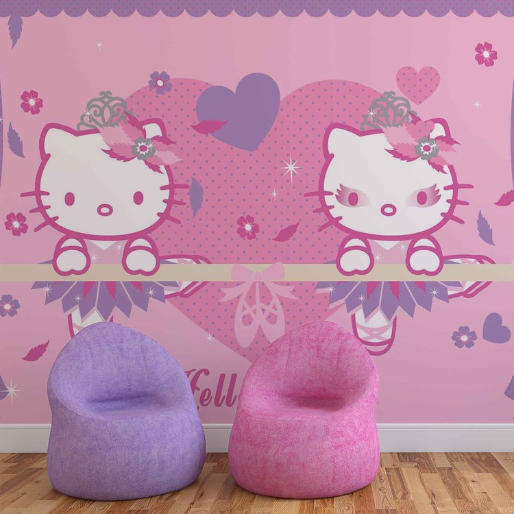 Hello Kitty Wall Paper Mural | Buy at EuroPosters