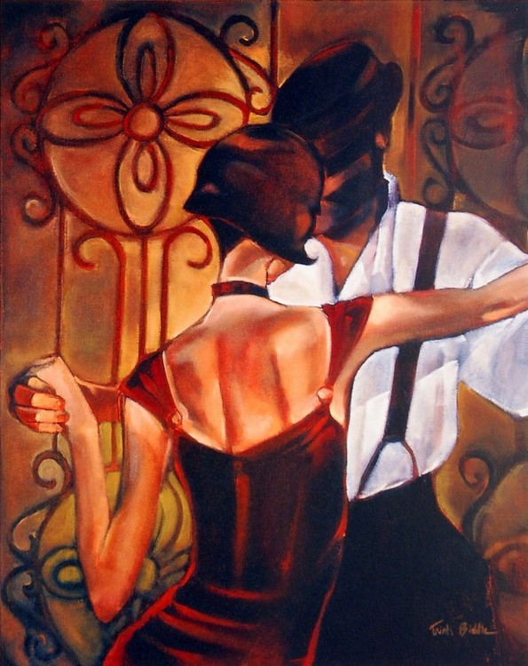 Art Print Evening Tango, Trish Biddle | Posters, Wall Art | Europosters