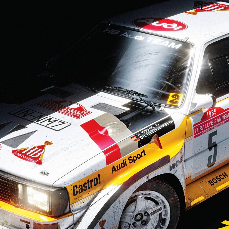 Art Print AUDI QUATTRO S1 - SHADOW - WALTER RÖHRL & CHRISTIAN ...