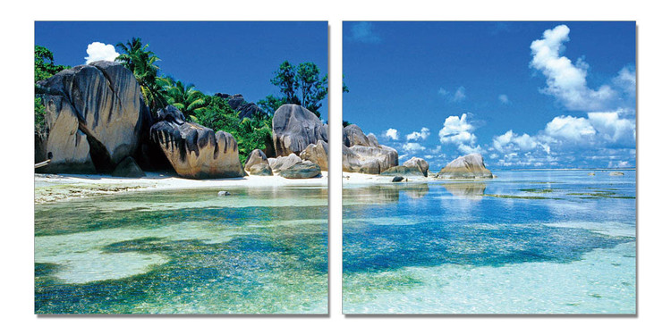 Blue lagoon Mounted Art Print | Buy at EuroPosters