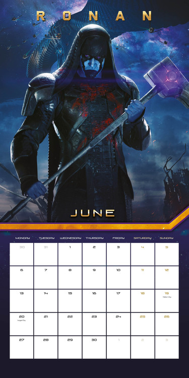 Guardians of the Galaxy - Calendars 2021 on UKposters/UKposters