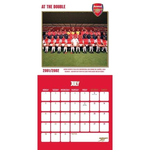 Arsenal - Through the Years - Calendários de parede 2024 | Compre em ...