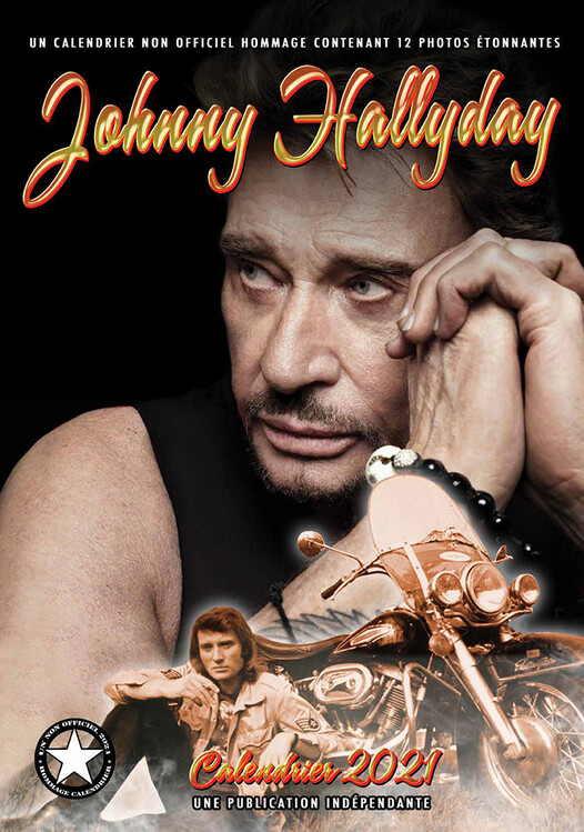Johnny Hallyday - Calendários de parede 2021 | Compre em Europosters