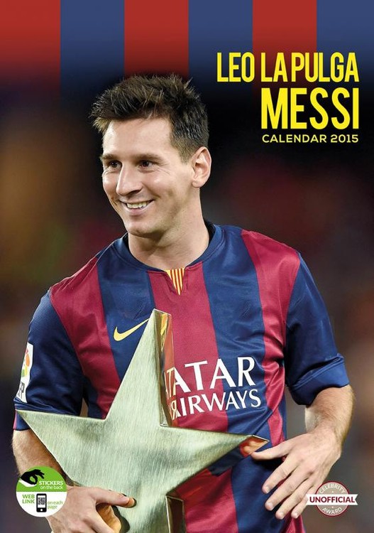 Lionel Messi - Calendários de parede 2015 | Compre em Europosters
