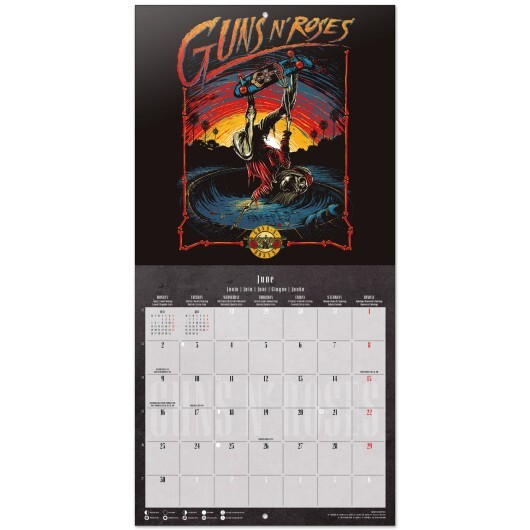 Guns n‘ Roses - Стенен календар 2025 | Купете на Posters.bg