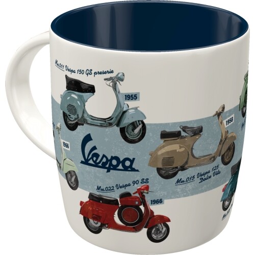 Caneca Vespa - Model Chart | Ideias para presentes originais
