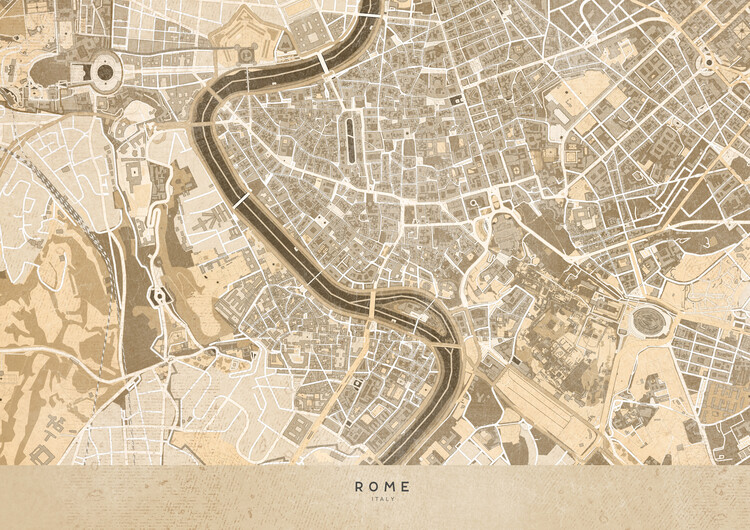 Rome City Map Printable