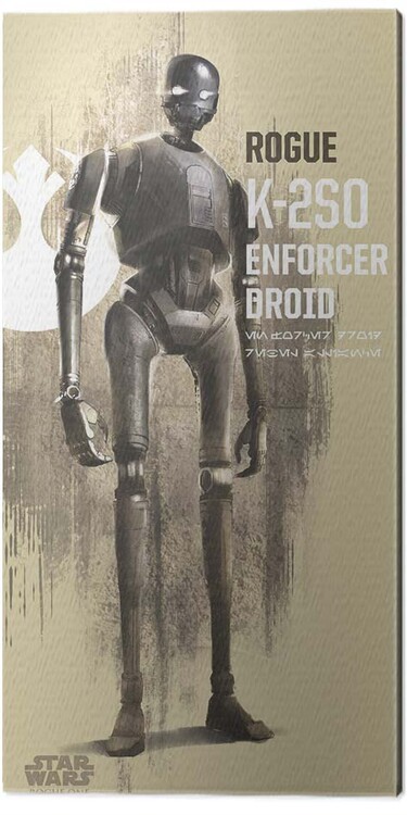 Canvas-taulu Star Wars: Rogue One - K-2SO Enfrocer Droid ...