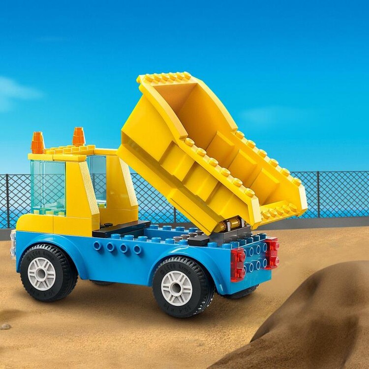LEGO City - Construction Digger & Wrecking Ball 60391 | Posters ...