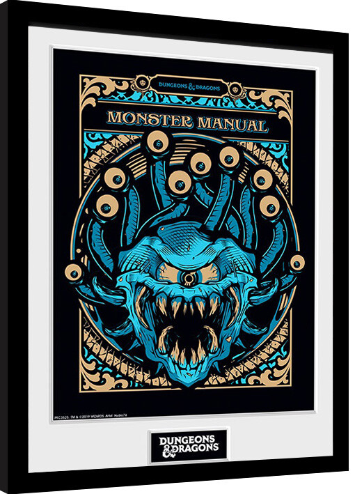 Dungeons & Dragons - Monster Manual Framed poster | Buy at Europosters