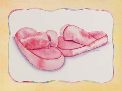 Art Print FAT FLIP FLOPS, Bambi Papais | Posters, Wall Art | Europosters