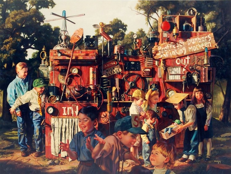 Art Print The Incredible Shrinking, Bob Byerley | Posters, Wall Art ...
