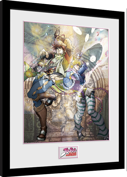 Jojo‘s Bizarre Adventure - Joseph and Ceasar Framed poster | Buy at ...