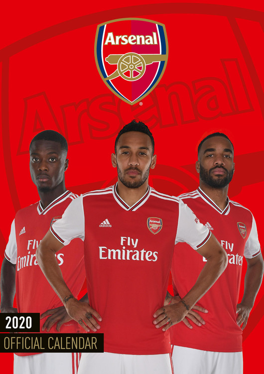 Arsenal FC - Veggkalendre 2024 | Kjøp hos Europosters