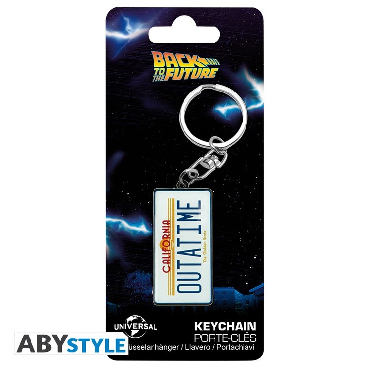 Keyring Back to the Future - OutaTime | Tips for original gifts