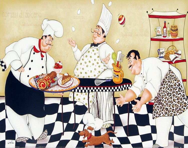 Kitchen Kapers II Art Print | Buy at Europosters