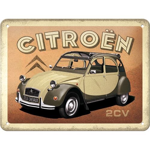 Citroen - 2CV | Collectible retro metal signs for your wall
