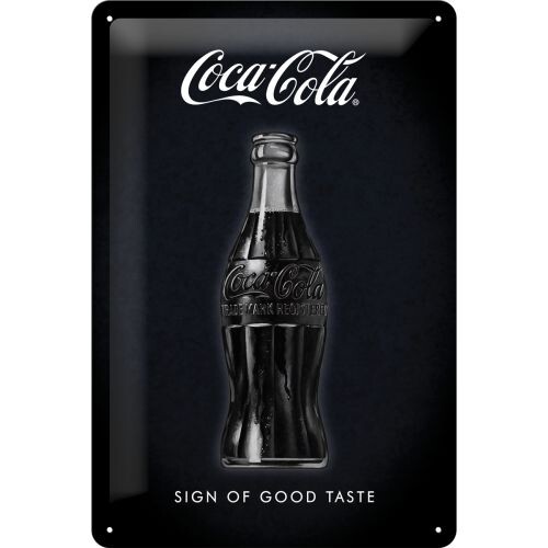 Coca-Cola - Sign of Good Taste | Collectible retro metal signs for your ...