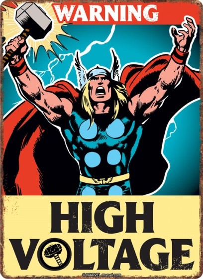 Marvel - Thor | Collectible retro metal signs for your wall