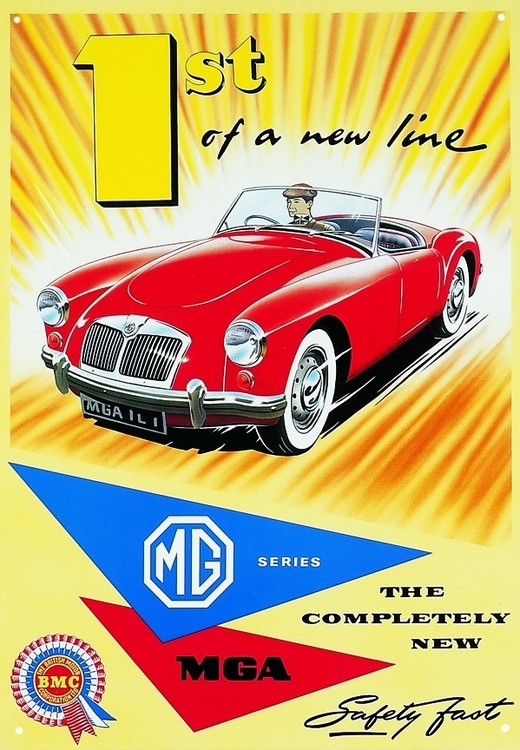 MGA | Collectible retro metal signs for your wall