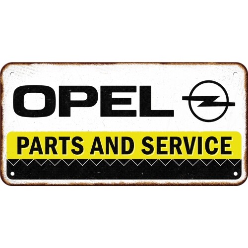Opel - Parts & Service | Collectible retro metal signs for your wall