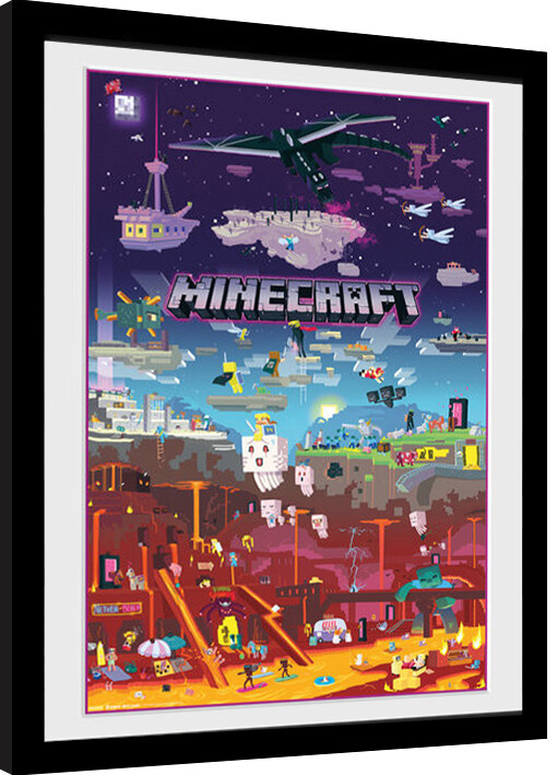 Minecraft - World Beyond Framed poster | Buy at Europosters