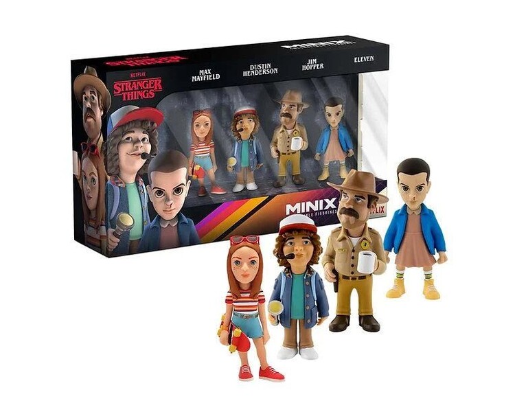 Figurine MINIX Netflix TV: Stranger Things - 4 pack | Tips for original ...
