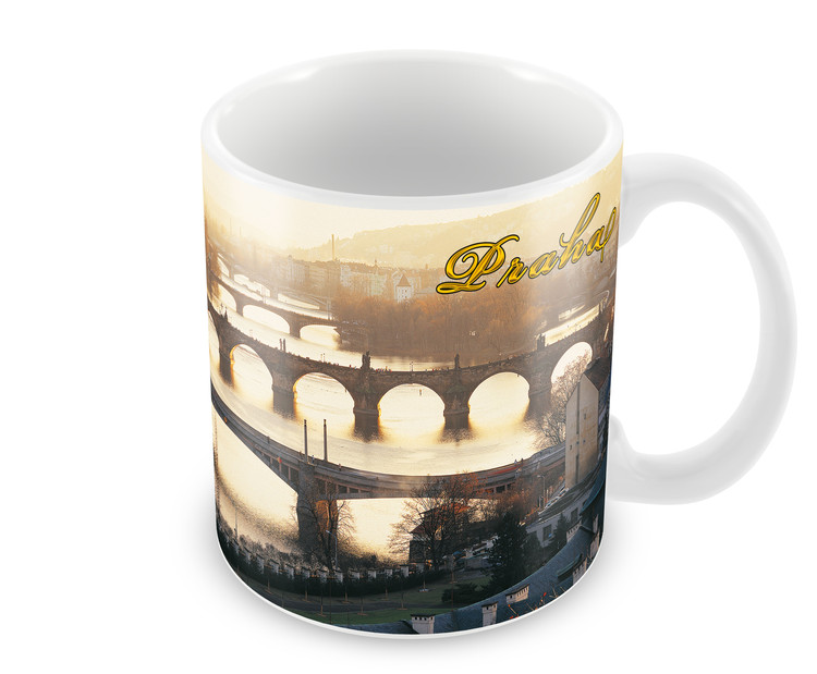 Mug, cup Praha - Pražské mosty | Tips for original gifts | Europosters