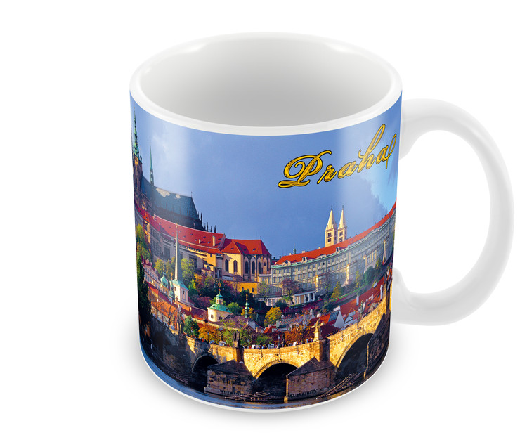 Mug, cup Praha - Pražský hrad na jaře | Tips for original gifts ...