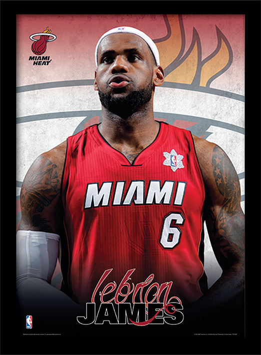 NBA - Lebron James Framed poster | Buy at Europosters