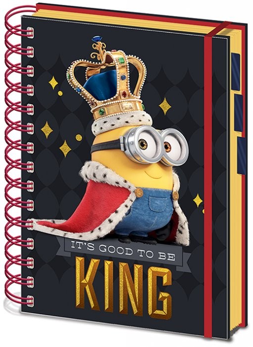 Notebook, journal Minions - King A4 Project Book | Tips for original ...