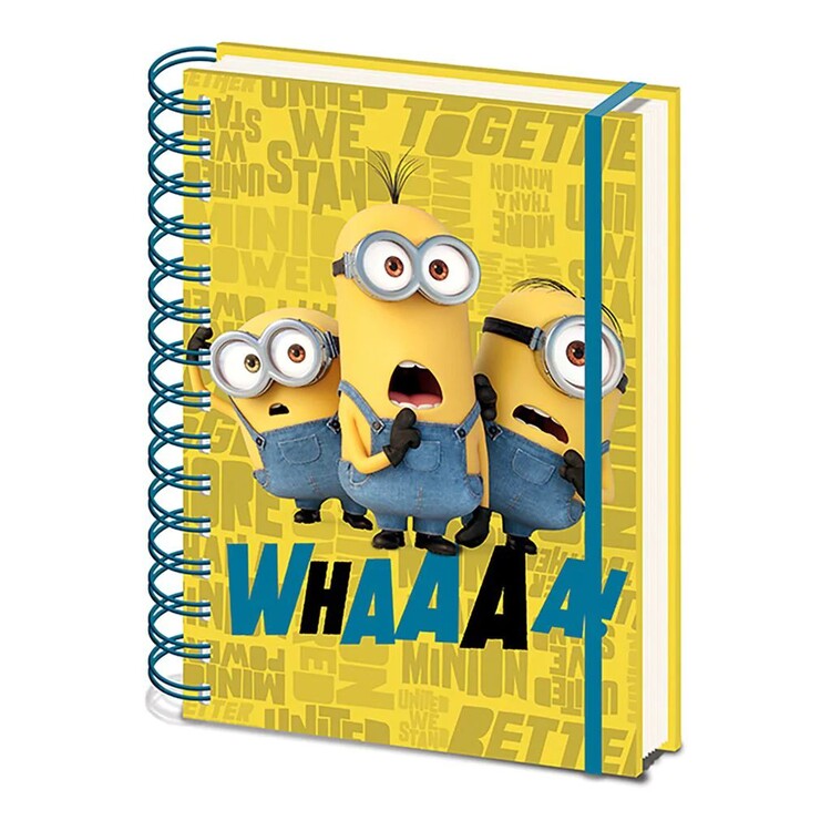 Notebook, journal Minions: The Rise of Gru - Whaaaa | Tips for original ...