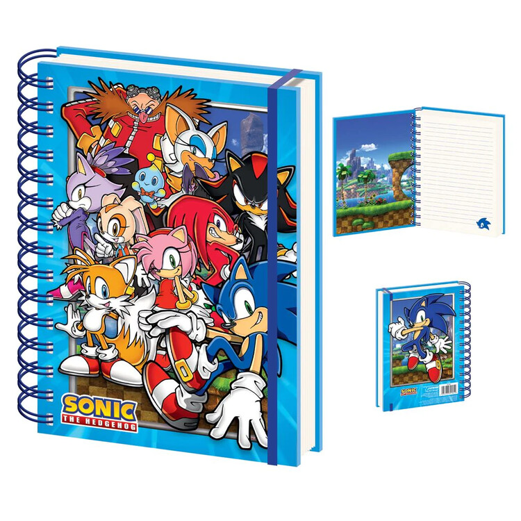 Notebook, journal Sonic: The Hedgehog - Green Hill Zone Gang | Tips for ...